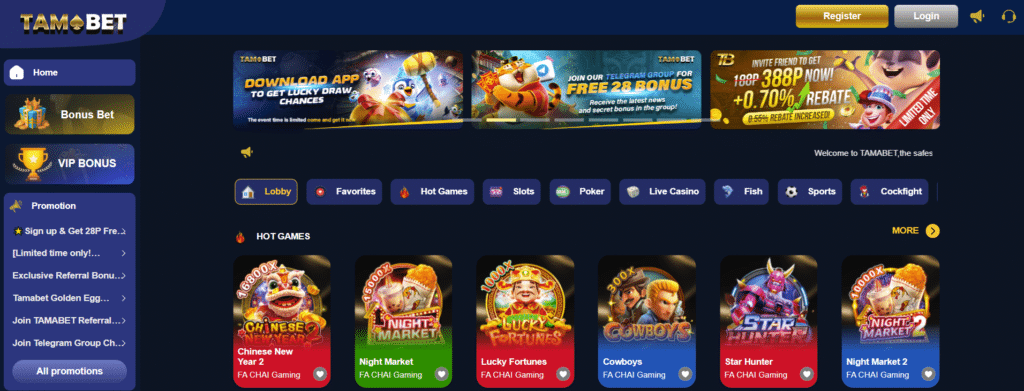 Tamabet – Where Your Gaming Adventure Begins