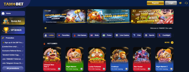 Tamabet – Where Your Gaming Adventure Begins